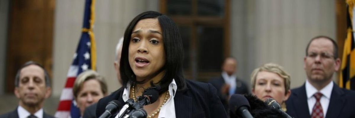 First Step Toward Justice Six Baltimore Cops Charged In Freddie Gray