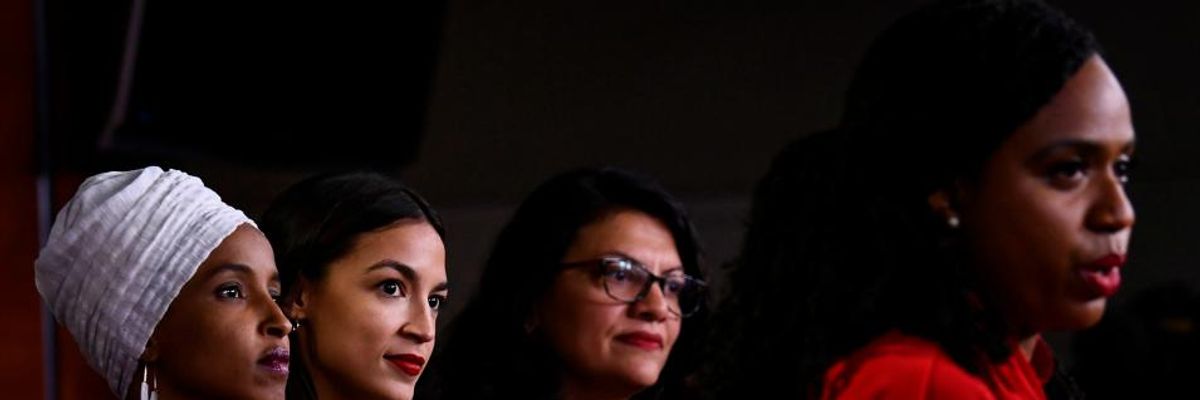 Watch Omar Pressley Tlaib And Ocasio Cortez Hold Press Conference