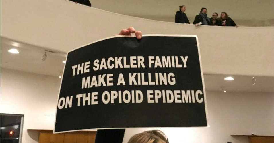 'Shame on Sackler': Massive Protest Breaks Out Over Guggenheim Museum's ...