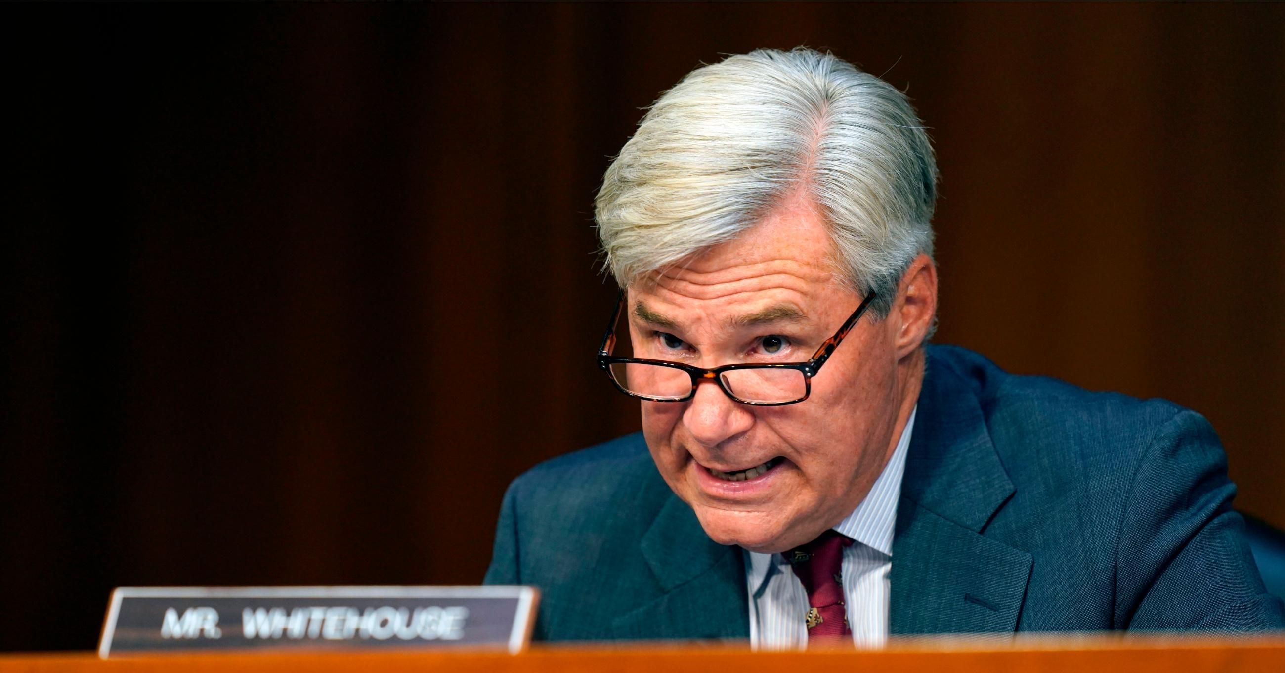 Sheldon Whitehouse Asks Jan. 6 Commission to Probe Links Between Dark ...