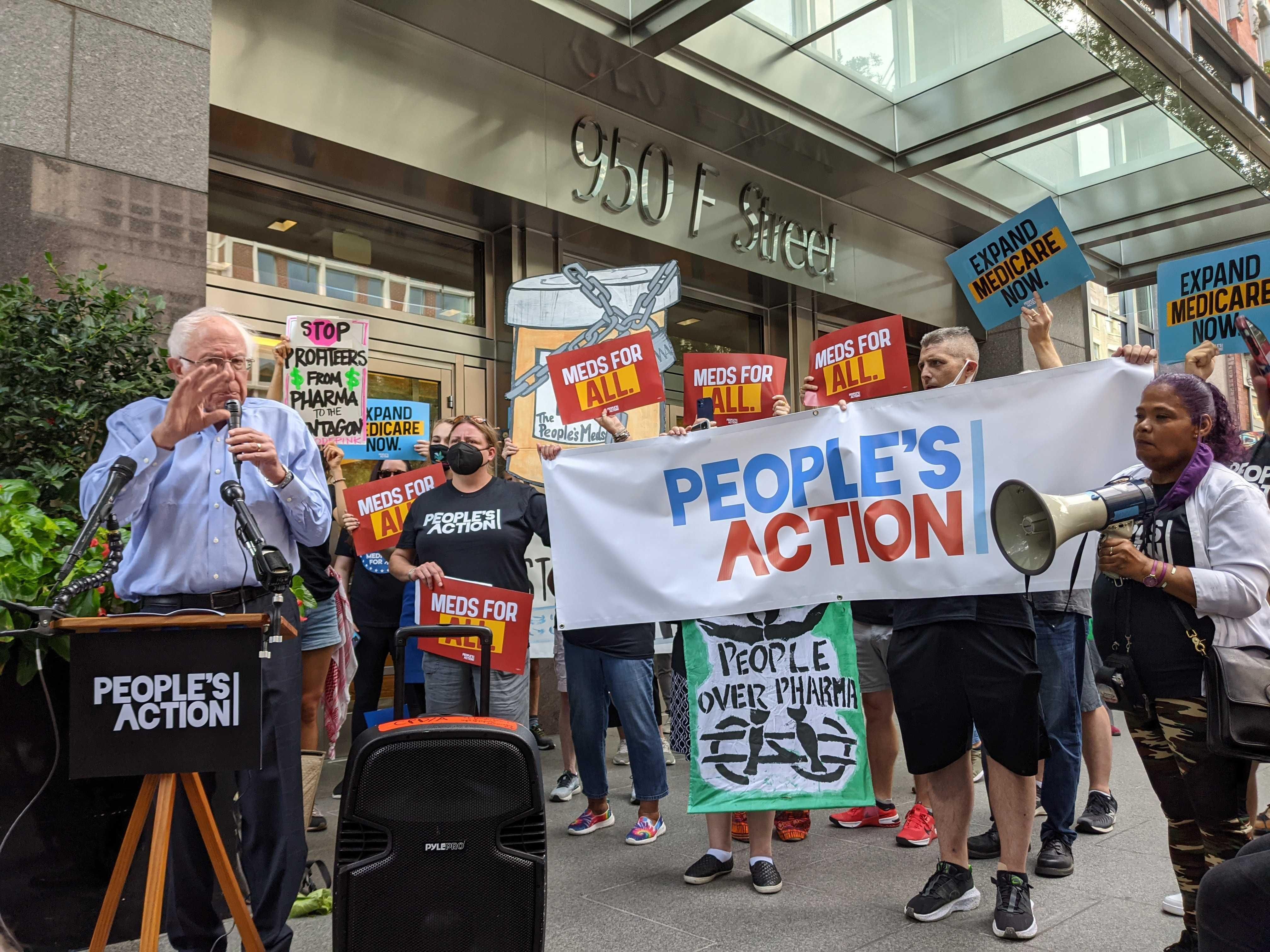 Big Pharma Greed 'Literally Killing Americans,' Sanders Says Outside ...