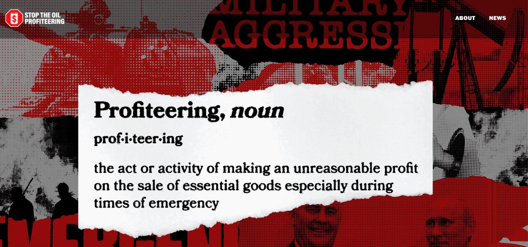 New Campaign Aims to 'Stop the Oil Profiteering' of Fossil Fuel Giants