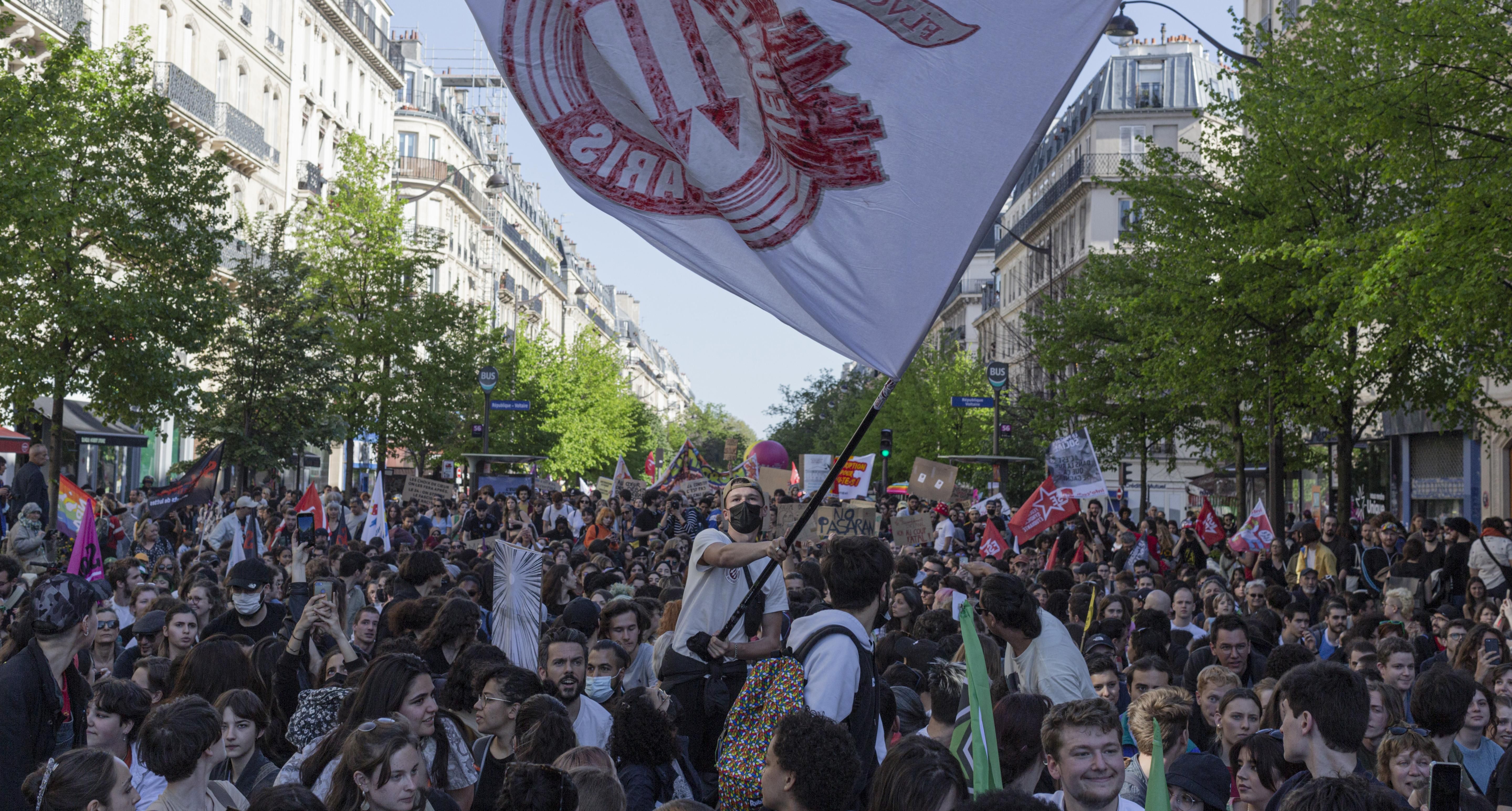 French Elections Tens Of Thousands Marched Saturday Against Far Right