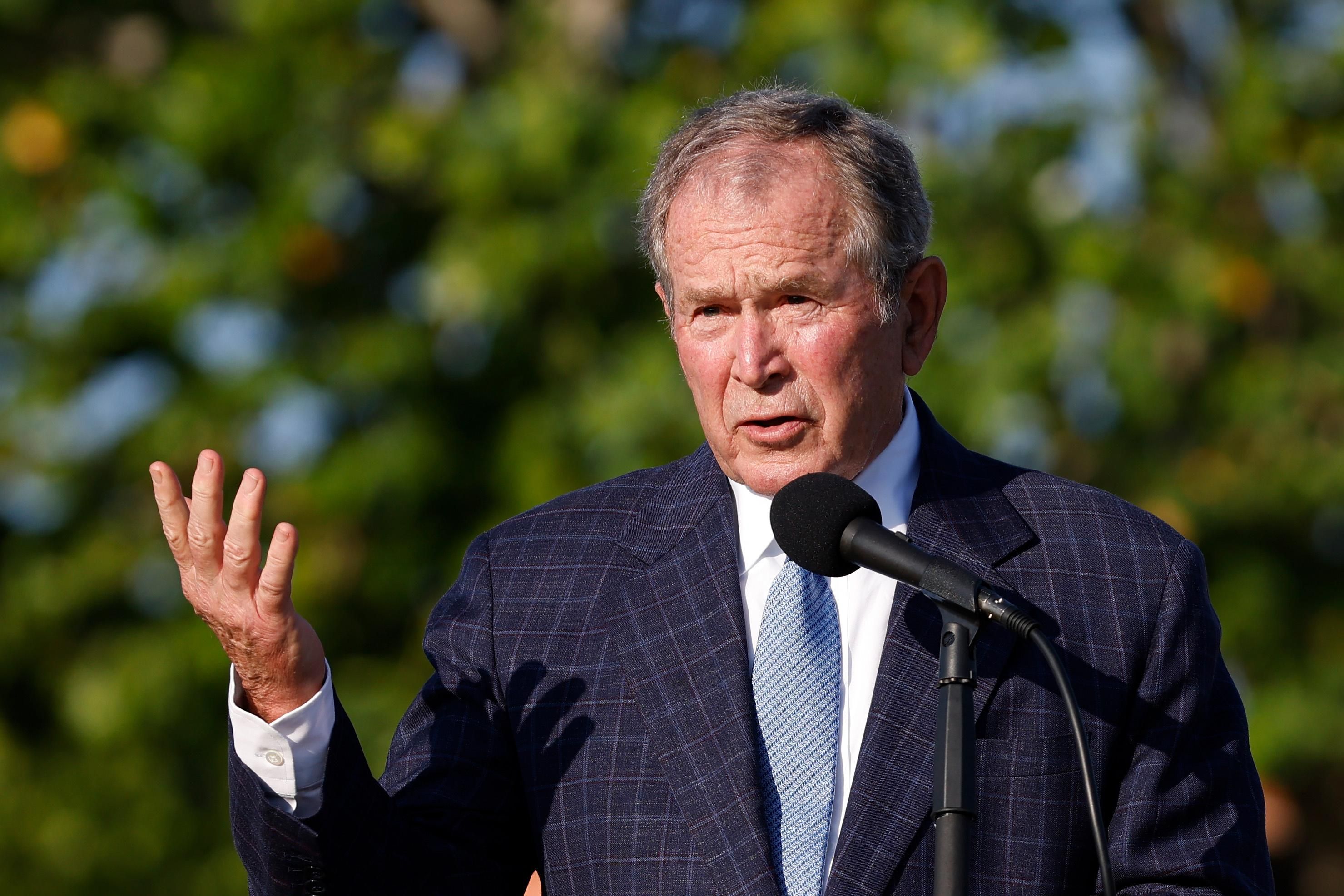 In Telling Slip George W Bush Condemns The Unjustified And Brutal