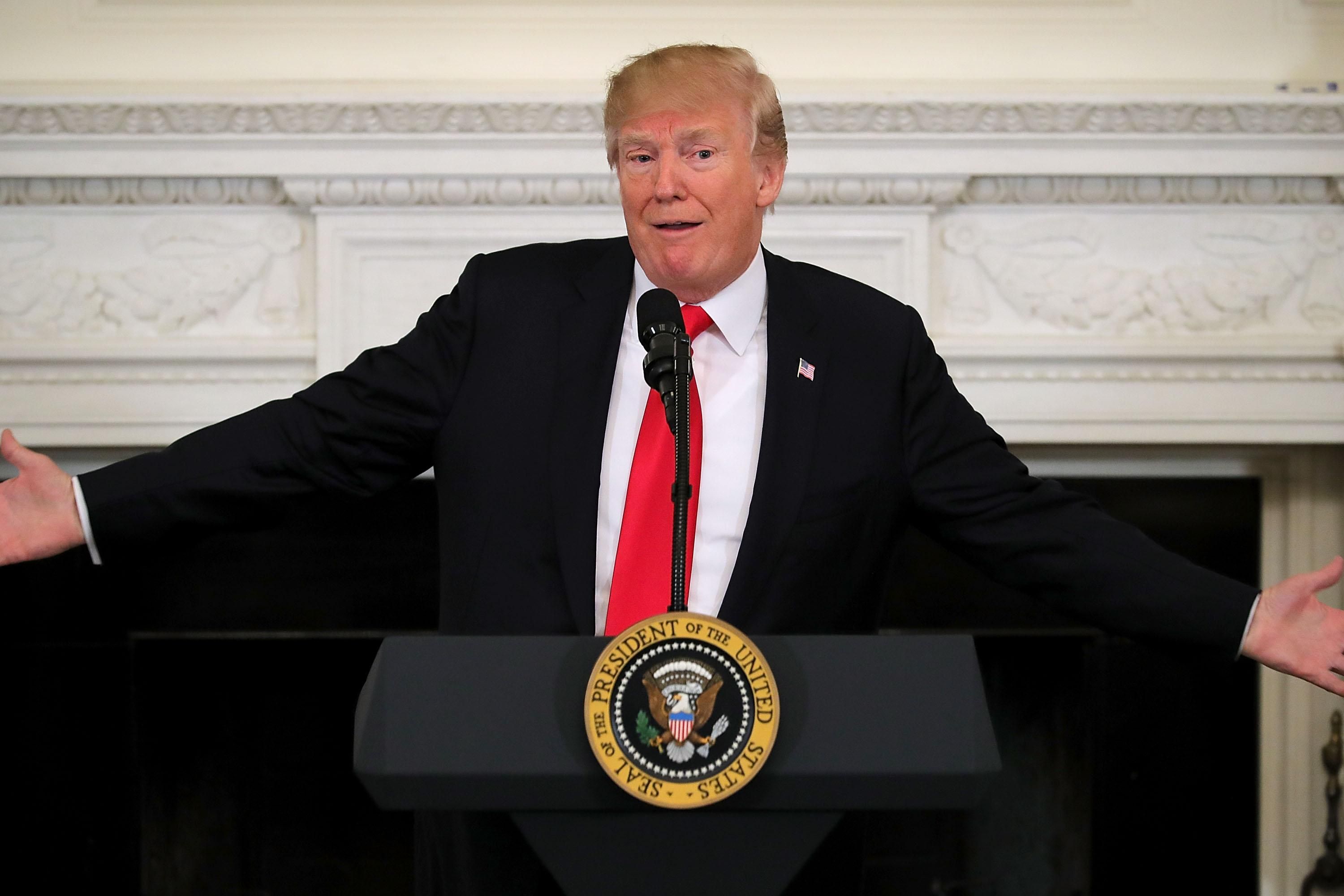 Trump (aka Cadet Bone Spurs) Brags: "I'd Run in There Even If I Didn't ...