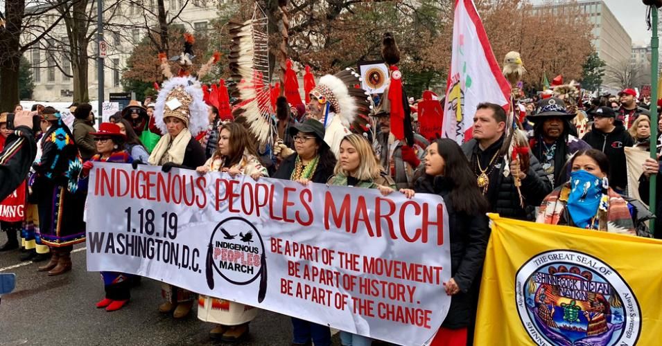 'If the Water Is Rising, Then So Must We': Indigenous Peoples March in ...