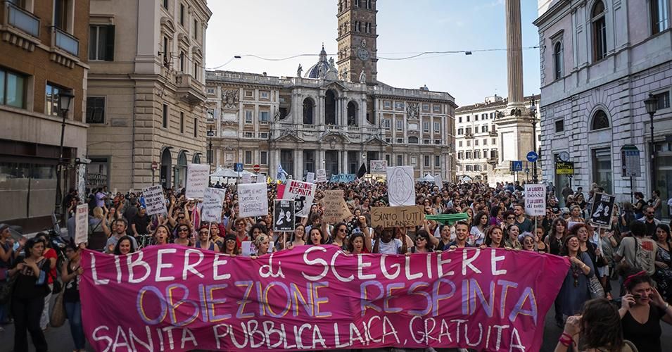 Thousands Of Italian Women March Across Country Demand My Body My Choice