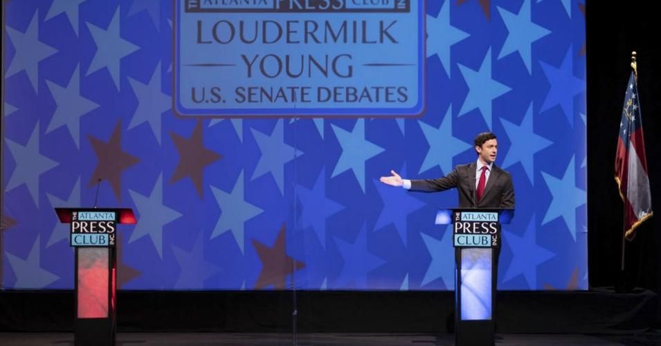 'Perdue Pleaded the Fifth': Ossoff Debates Empty Podium as GOP Senator ...