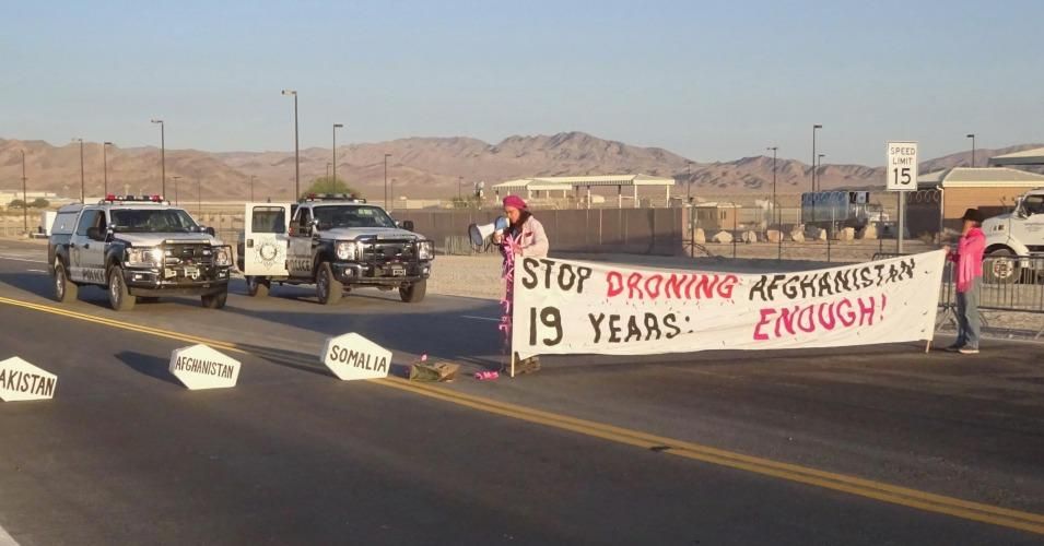 Peace Groups Blockade Creech Air Force Base to Protest 'Illegal and ...