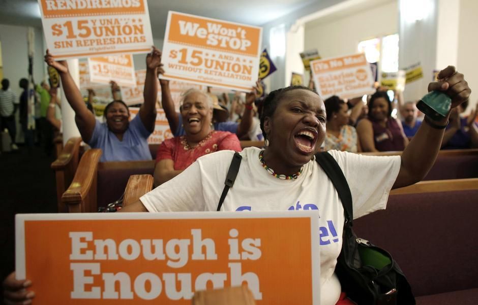 Opinion | Fight for $15 Movement Confronts The Presidential Candidates ...