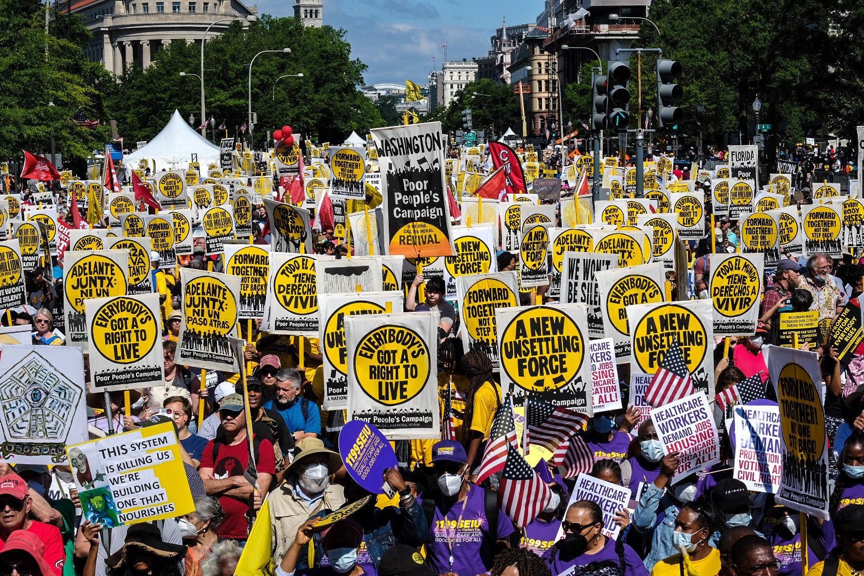 'Poverty Is Violence!' Thousands of Demonstrators in DC Demand Economic ...